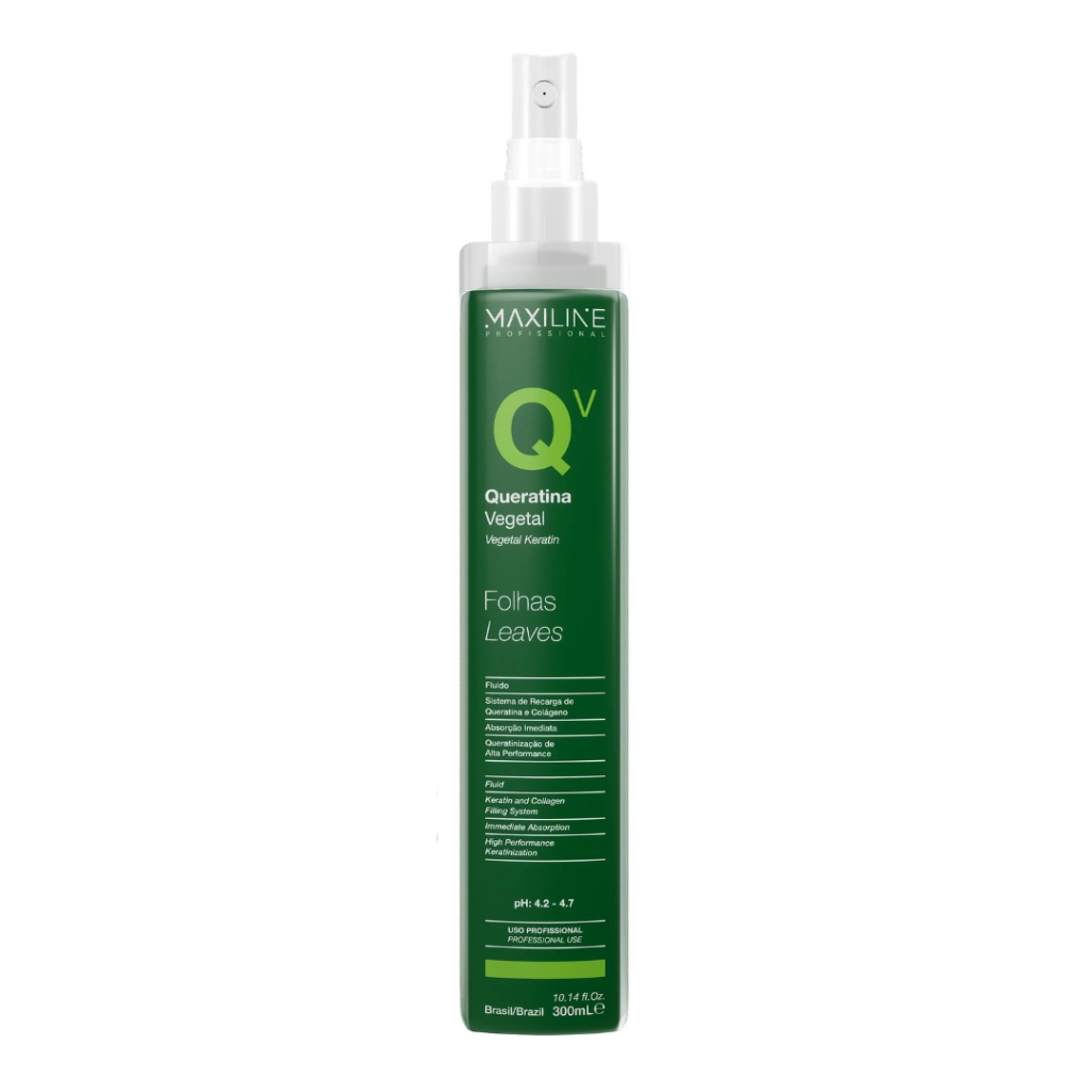 Queratina Vegetal Folhas Profissional Maxiline - 300ml | Shopee Brasil