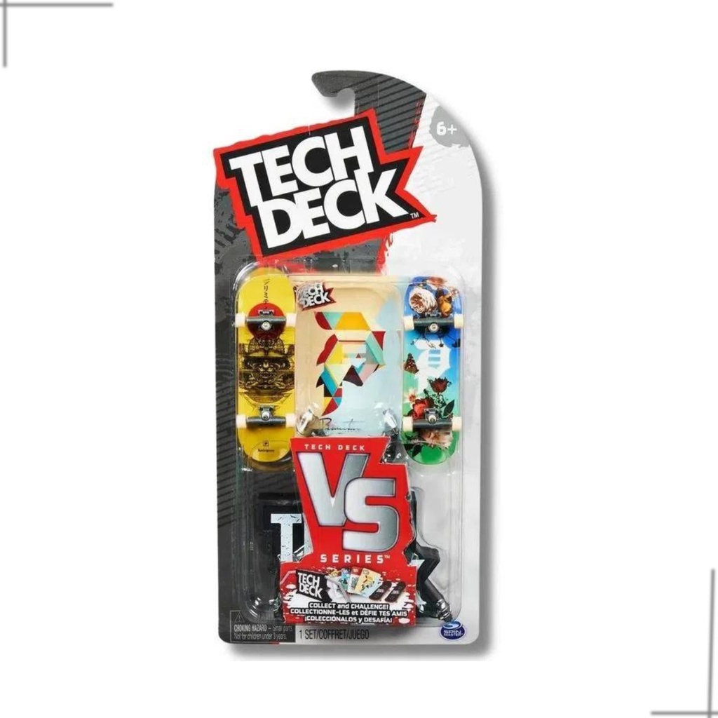 Tech Deck Pack C/2 Skates e 1 Obstáculo | Shopee Brasil