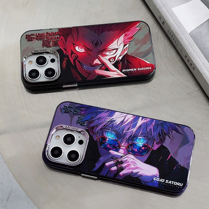 Capa De Telefone Banhada A Cores Jujutsu Kaisen Gojo Satoru Anime ...