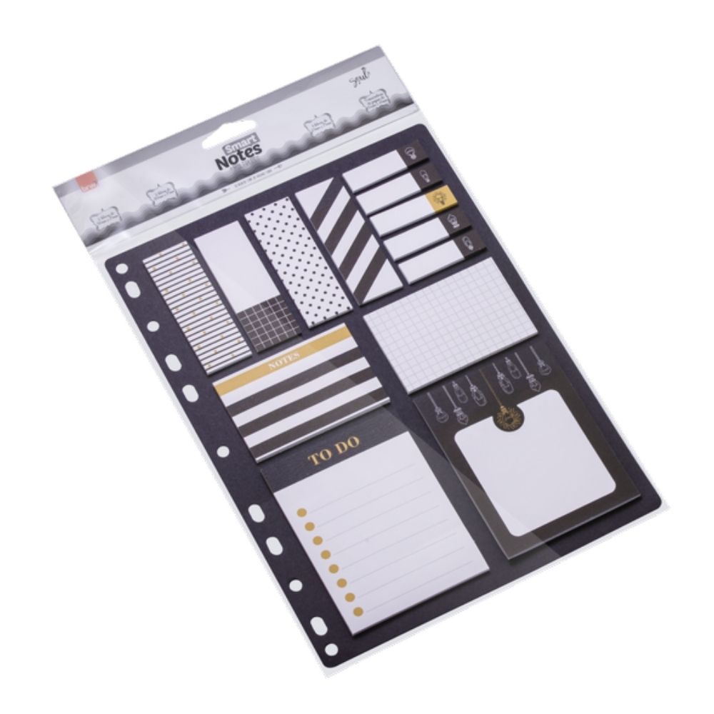 Bloco Adesivo para Fichario Multiples Modelo Black- 25 Folhas cada ...