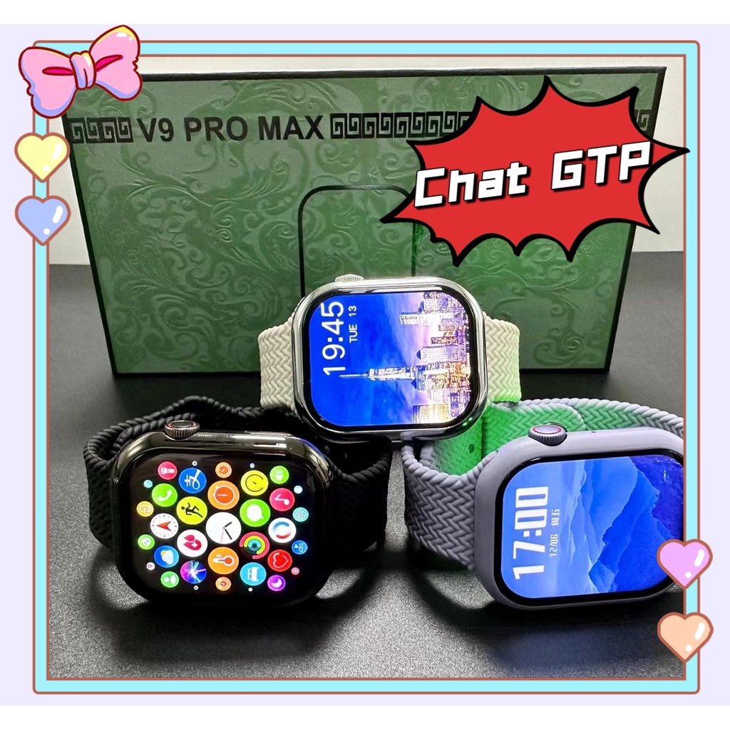 Novo V9 pro Max Smart Watch 2.1inch AMOLED 49MM Smartwatch NFC ...