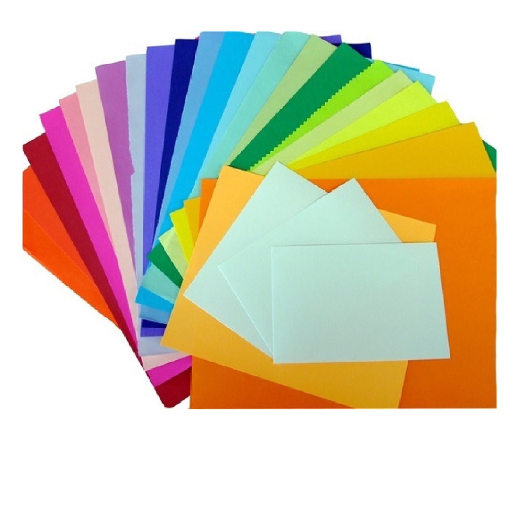 Papel Color Set Cartolina Dupla Face Fosca Colorido Papel Criativo ...