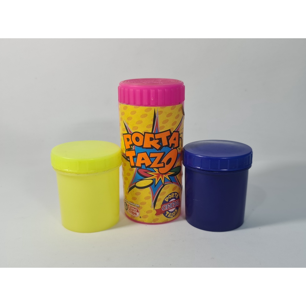 1 Porta Tazos Oficial Elma Chips + 2 Porta Tazos | Shopee Brasil