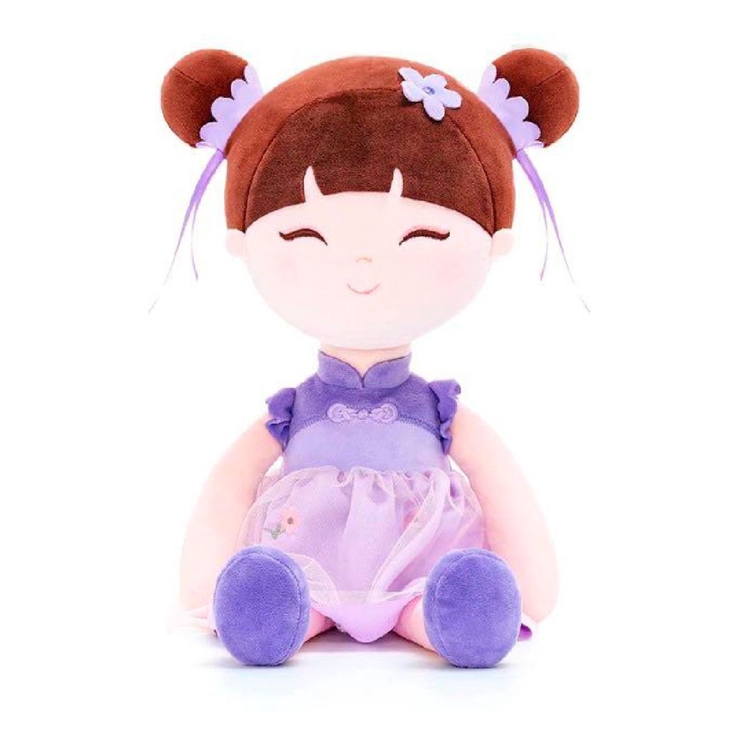 BONECA 40CM GLOVELEYA ORIGINAL ORIENTAL ROXA | Shopee Brasil