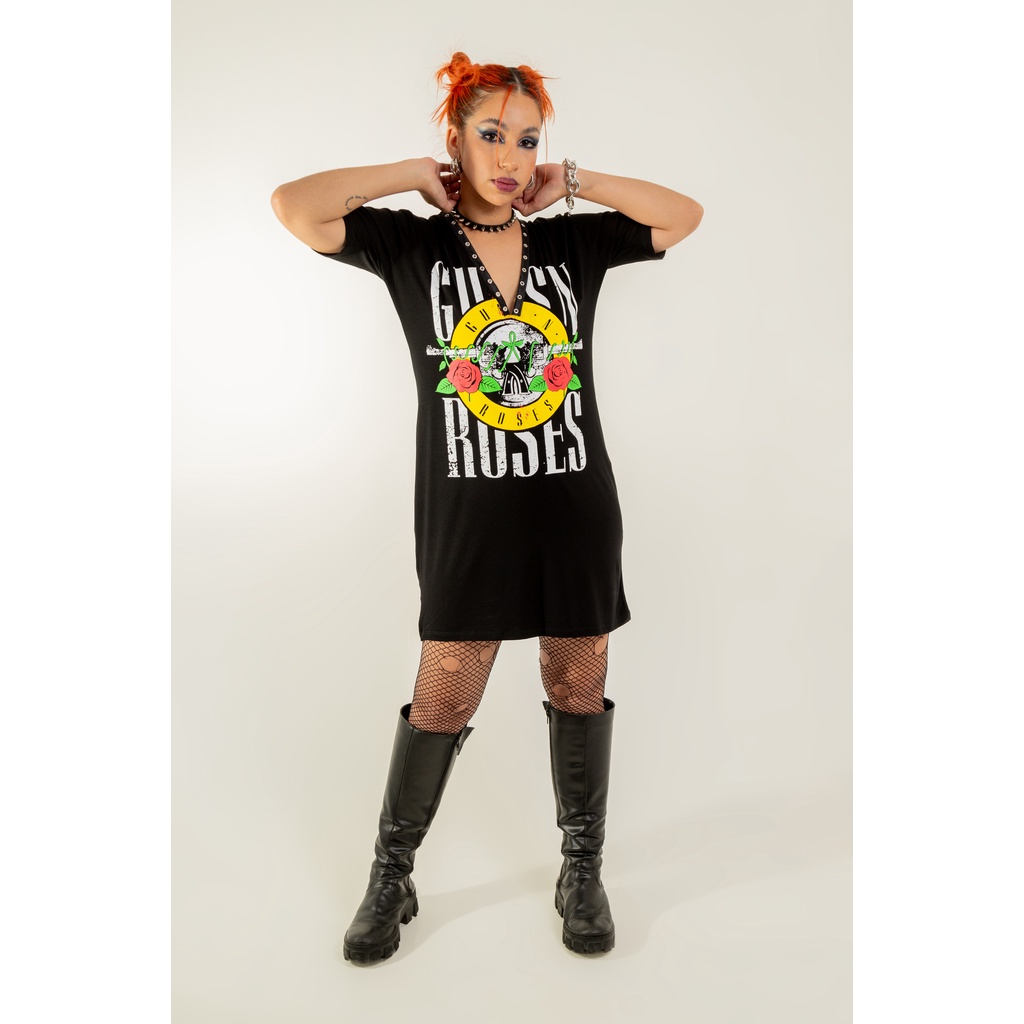 Vestido Guns N Roses Tradicional | Shopee Brasil
