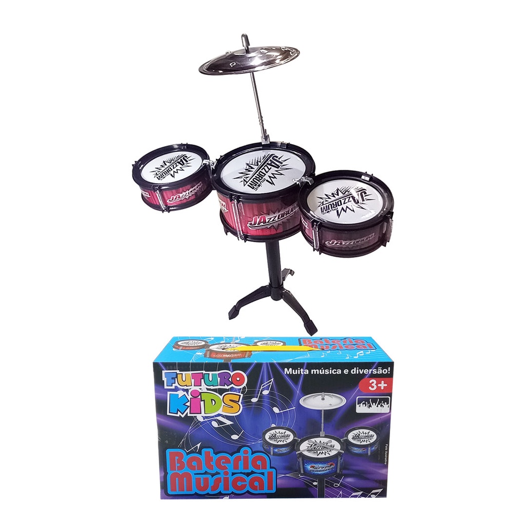 Mini Bateria Infantil Criança Musical Pop Star | Shopee Brasil