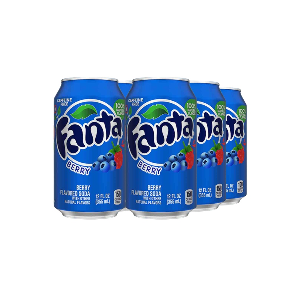 Refrigerante Lata Fanta Blueberry EUA Mirtilo 355ml (6 Und) | Shopee Brasil