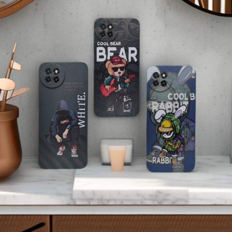 Itel S23 4G S665L Caixa De Desenho Animado Pintada Com Tinta | Shopee ...