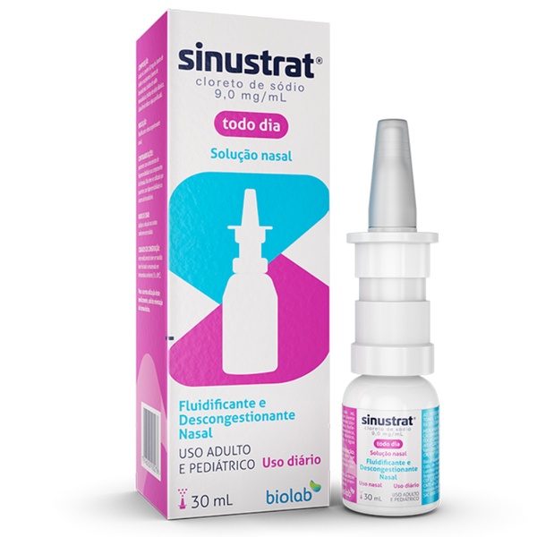 SINUSTRAT DESCONGESTIONANTE NASAL EM SPRAY COM 30ML | Shopee Brasil