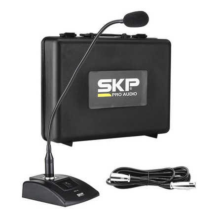 Microfone Gooseneck De Mesa PRO-7K SKP Pro Áudio Com Haste Flexível ...