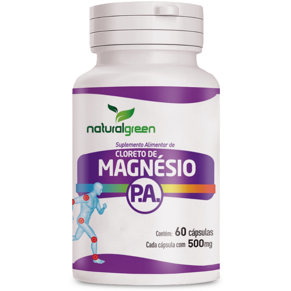 CLORETO MAGNESIO PA 500MG 60 CAPS | Shopee Brasil