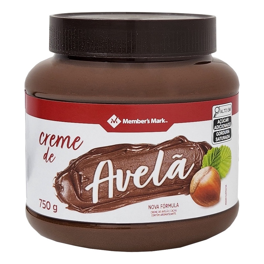 Creme De Avelã Com Cacau Member's Mark Pote 750g | Shopee Brasil