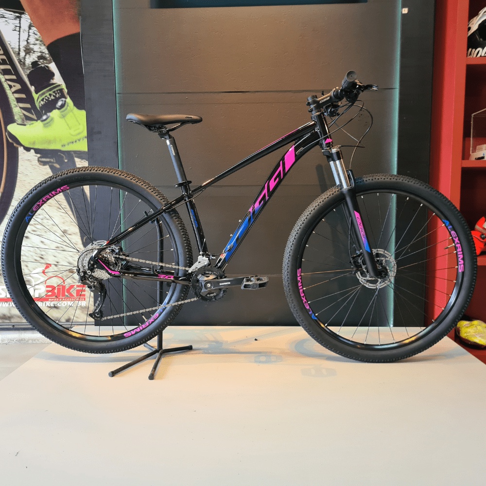 Bicicleta Oggi Big Wheel 7.0 Aro 29 Alivio 18v 2022 Preto e Azul e PinkCod. | Shopee Brasil
