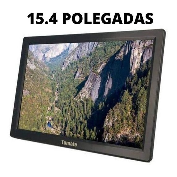 Tv Portátil Tomate Mtm-1540 Monitor Portátil Led Hd 15,4 Pol | Shopee ...