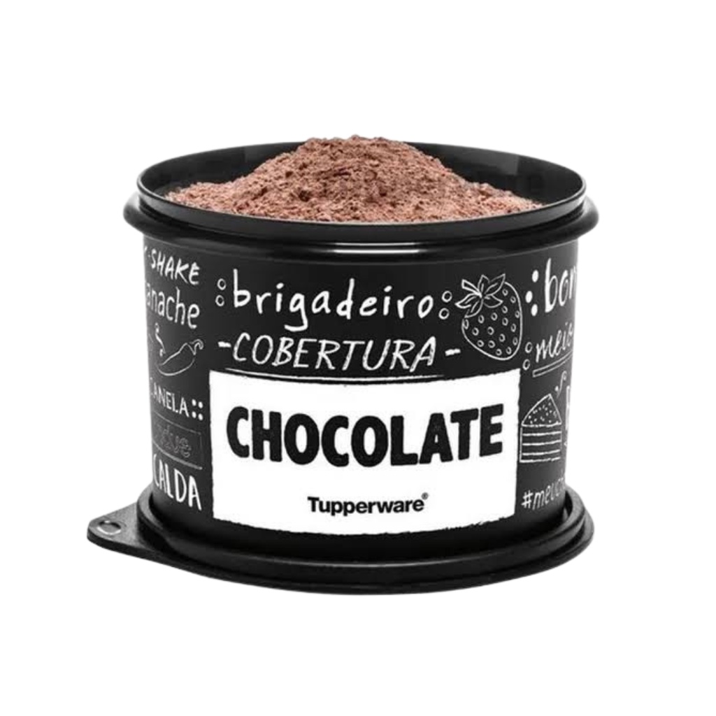 Pote Tupperware Chocolate PB 1,7 Litro Original Novo Ótima Conservação ...