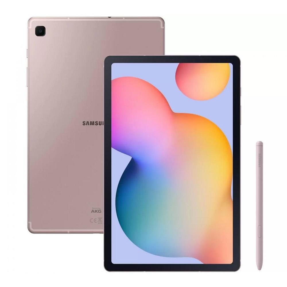 Tablet 10.4" Galaxy Tab S6 Lite 4G 64GB, com caneta S Pen, Rosa, SM ...