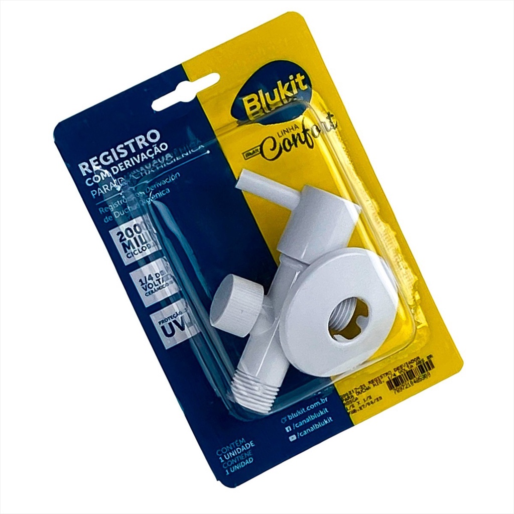Registro Blukit Confort 1/4 De Volta Para Ducha Higiênica | Shopee Brasil