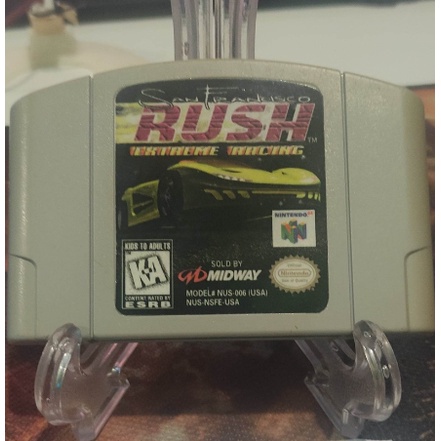 Jogo San Franscisco Rush Extreme Racing nintendo 64 Original, Game ...