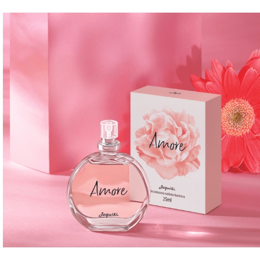 Perfume Desodorante colônia Amore Jequiti ,25ml | Shopee Brasil