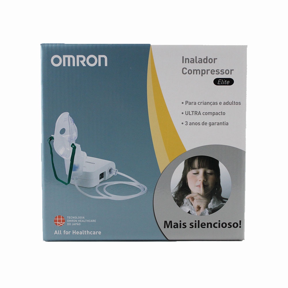 Inalador Compressor Elite Ultra Compacto Silencioso Omron | Shopee Brasil