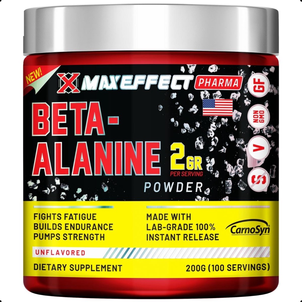 Beta-Alanine Pré-Treino MaxEffect Pharma 200g | Shopee Brasil