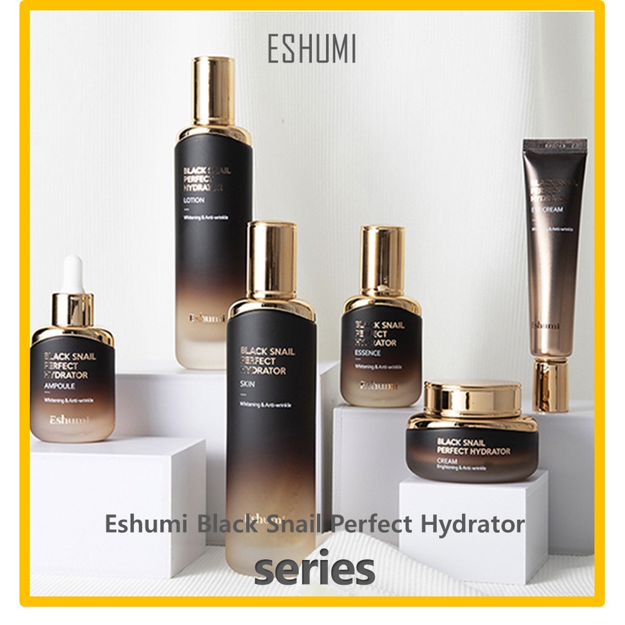 Eshumi Black Snail Perfect Hydrator Cream, Skin, Lotion, Ample, Essence ...