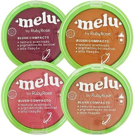 Blush Compacto Melu by Ruby Rose | Shopee Brasil