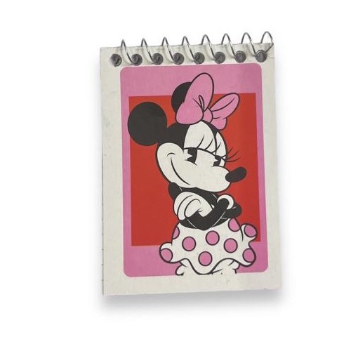 MINIBLOCO BLOQUINHO DE ANOTAÇÕES REGISTROS MINNIE DISNEY | Shopee Brasil