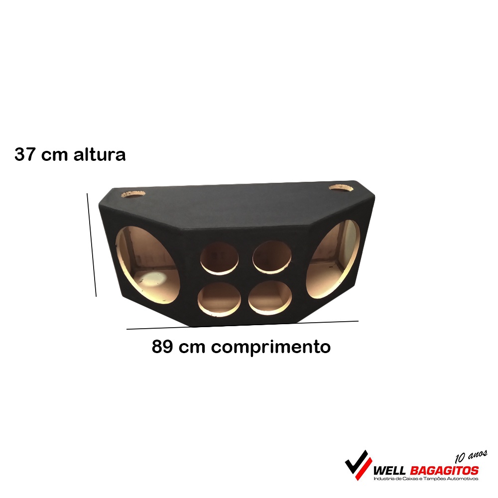 Caixa Trio 12 Dupla 2 Tweeter 2 Corneta Vazia | Shopee Brasil