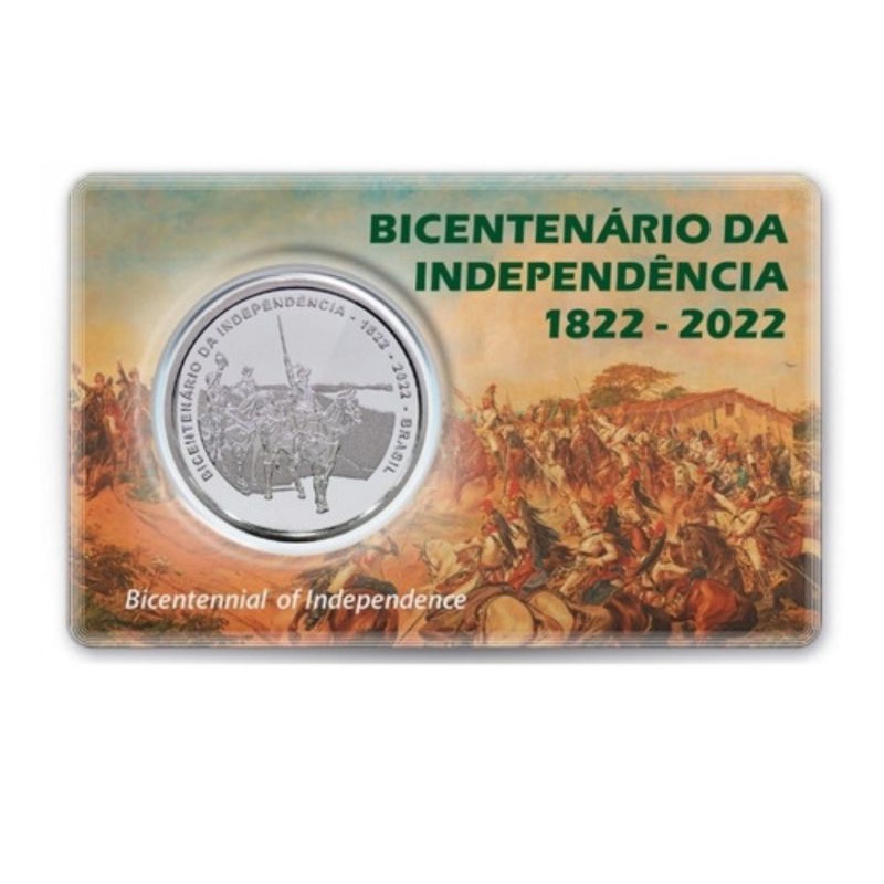 Moeda 2 Reais de Cuproniquel Comemorativa do Bicentenario da ...