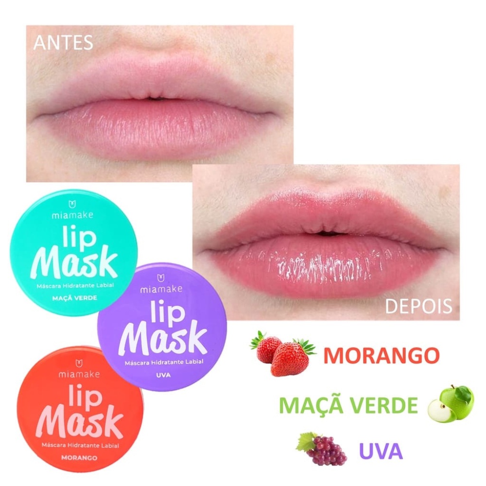 Máscara Hidratante Labial Lip Mask | Shopee Brasil