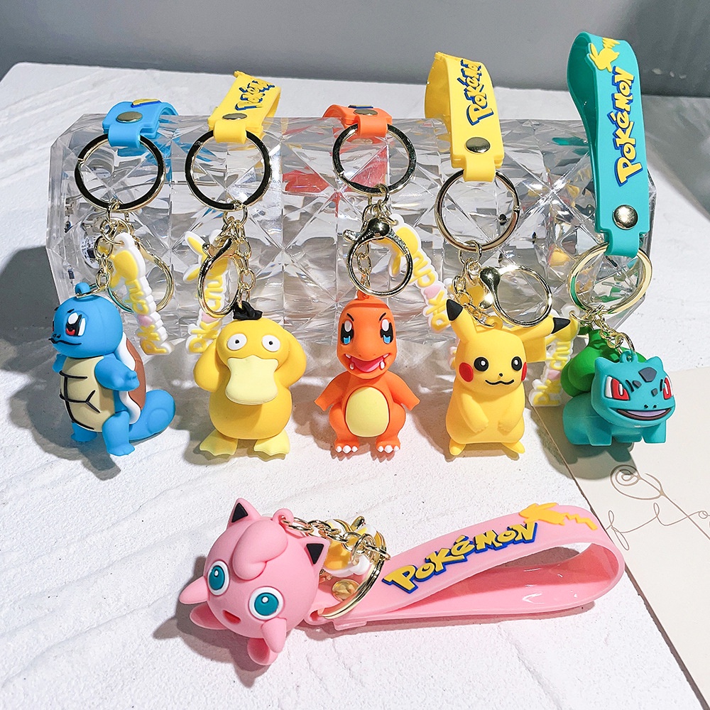 Pokémon Pokémon Pokémon Pikachu Chaveiro Pingente de Pato Boneca de ...