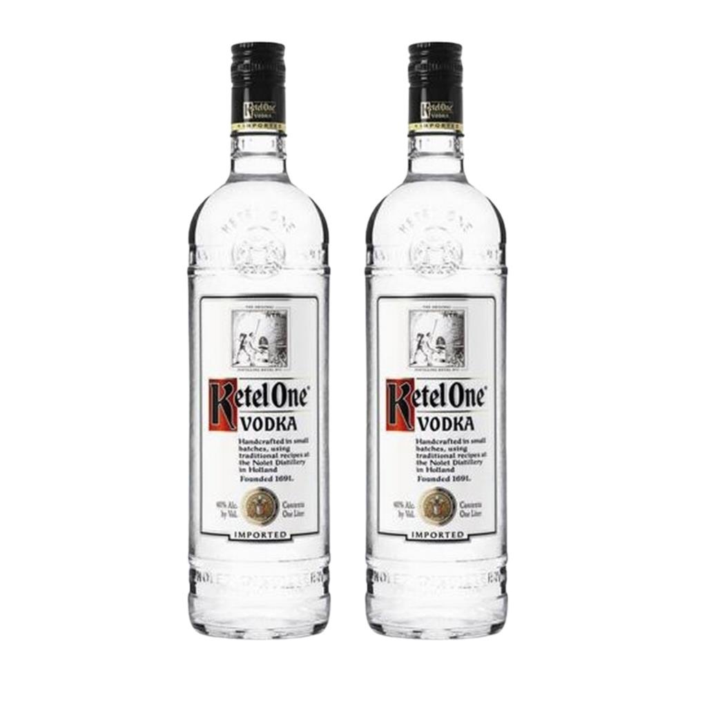 Kit 2 Vodkas Destilada Ketel One 1L | Shopee Brasil