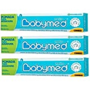 Kit com 3 Babymed Pomada Azul 45g cada | Shopee Brasil