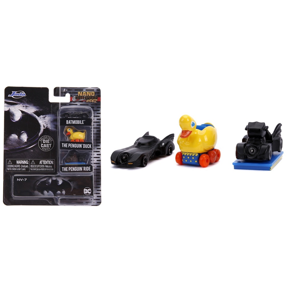 Pack 3 Miniaturas Batman Returns - Nano Hollywood Rides - 4 cm - Jada ... Pack 3 Miniaturas Batman Returns - Nano Hollywood Rides - 4 cm - Jada ...