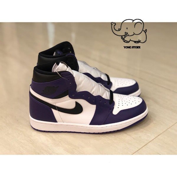 Nike Air Jordan 1 Og Tribunal Roxo Dedo Roxo Roxo Branco Roxo Uva Jiage ...