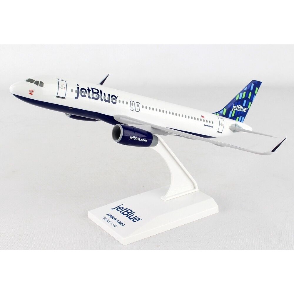 MINIATURA AVIAO COMERCIAL DARON SKYMARKS JETBLUE A320 1/150 | Shopee Brasil