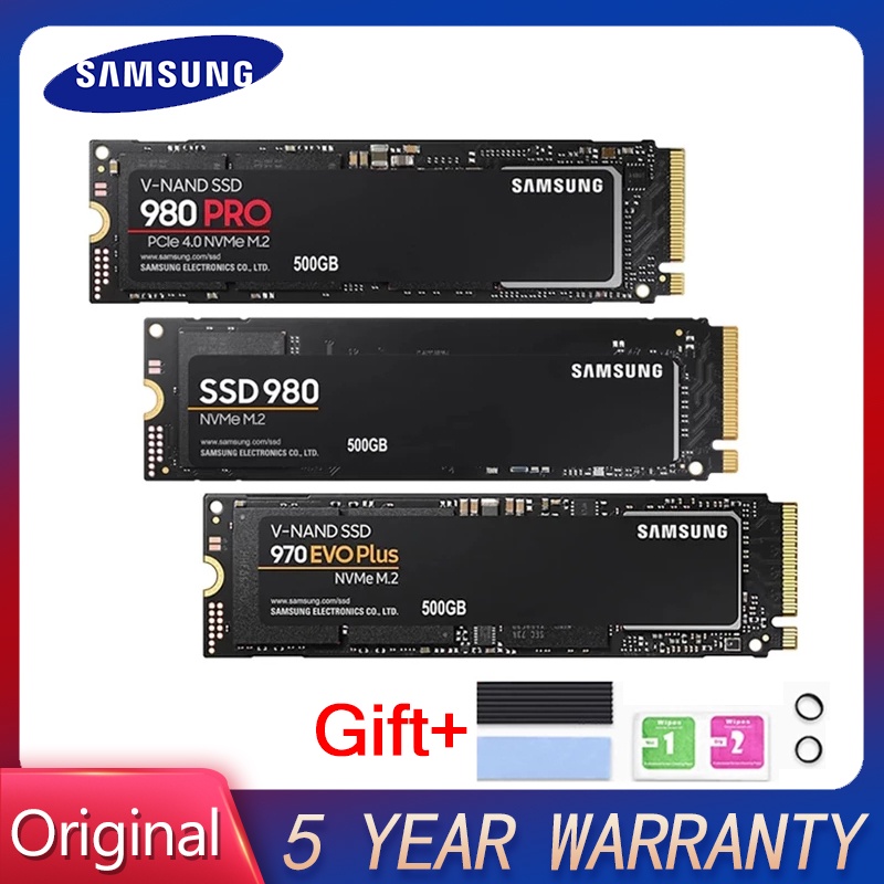 SAMSUNG SSD M2 Nvme 1TB 980 PRO 2TB Unidade de estado sólido interno 500 hdd disco rígido 970 ...