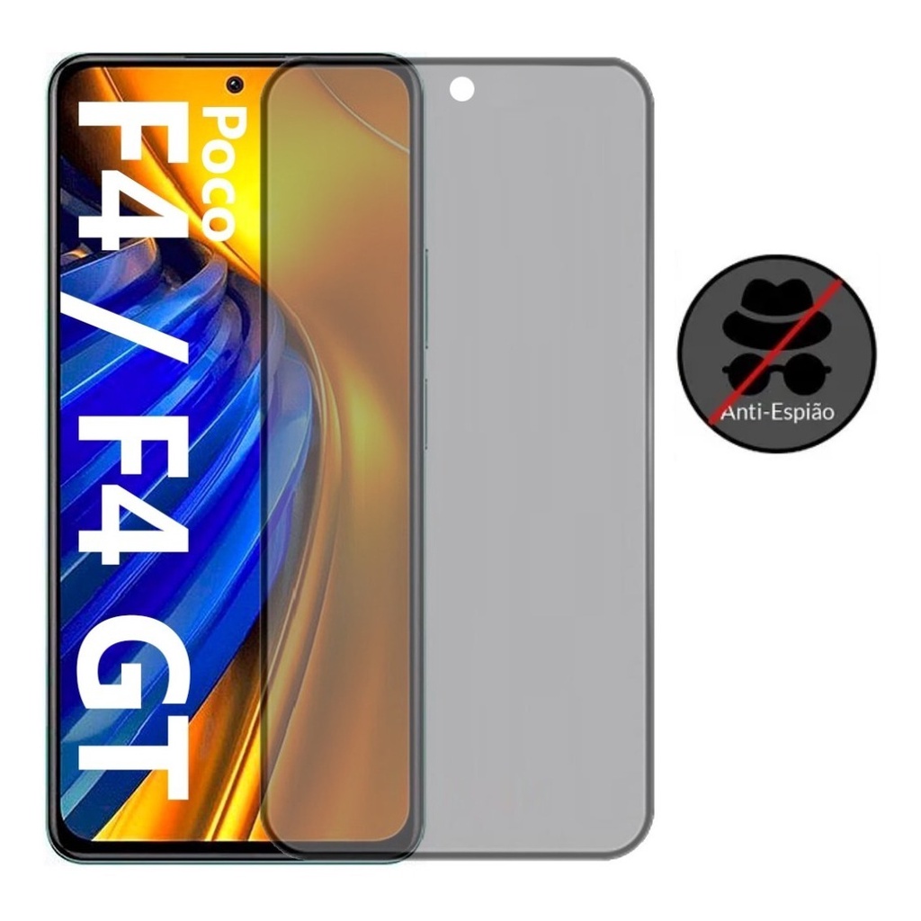 Película Privativa Privacidade Vidro 3d Xiaomi Poco F4 / F4 Gt 6.67 ...