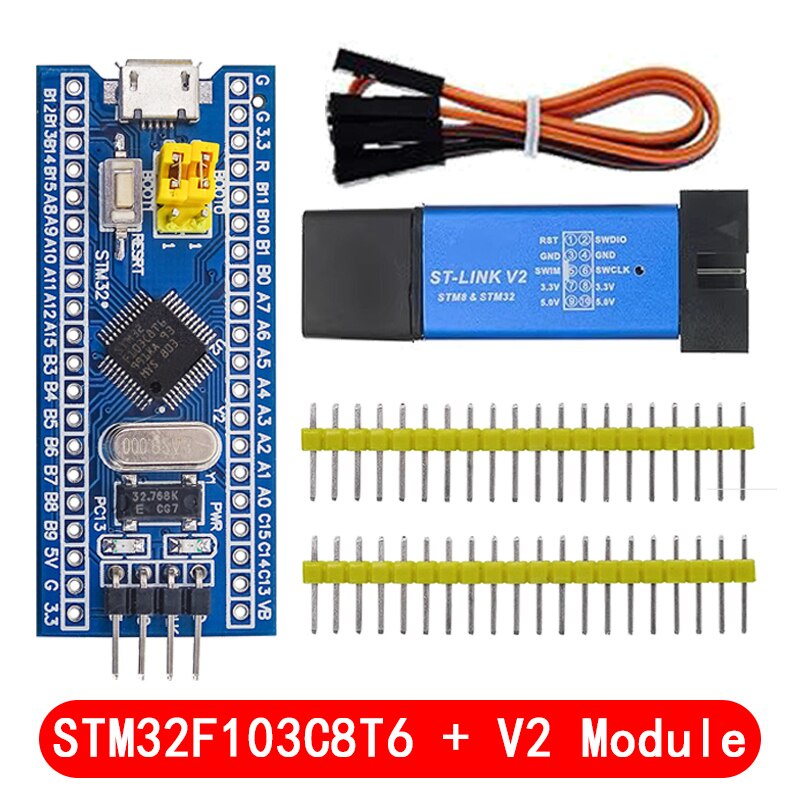 STM32F103C8T6 CH32F103C8T6 ARM STM32 Placa De Desenvolvimento Mínimo Do Sistema STM32F401 ...