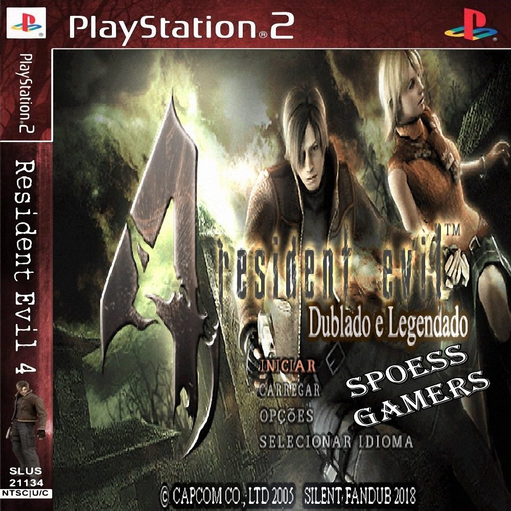 Jogo Resident Evil 4 Ps2 Dublado E Legendado Português Patch | Shopee Brasil