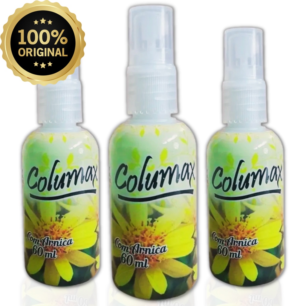 6 Unidades Columax Spray Massageador Original 60ml Natural Extra Forte ...