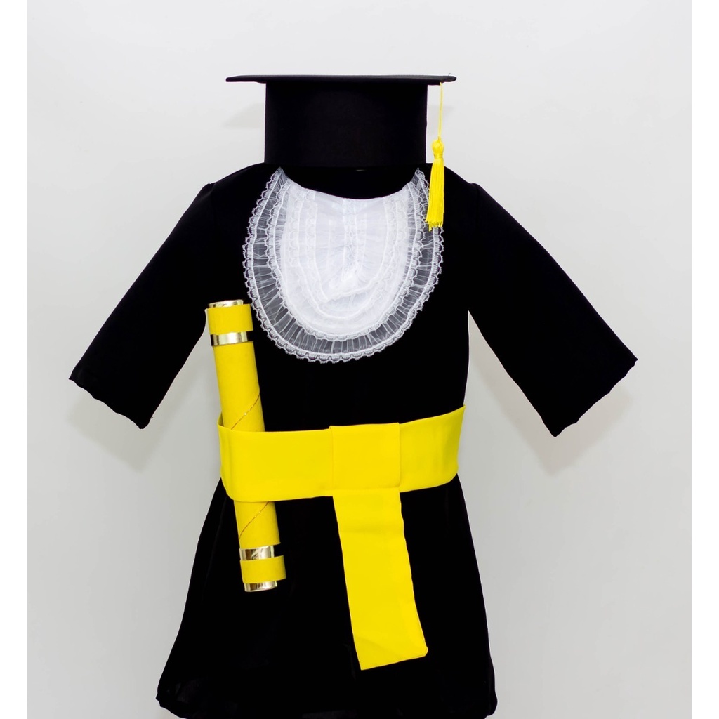 Beca de Formatura para Bebê Mesversário com Certificado de Conclusão ...