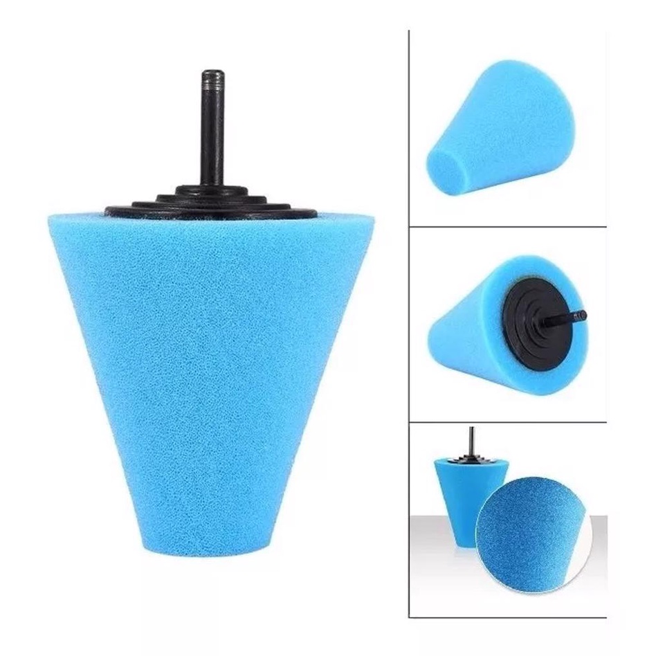 Cone Espuma Boina Polimento Rodas Carros Motos - Médio G.60 | Shopee Brasil