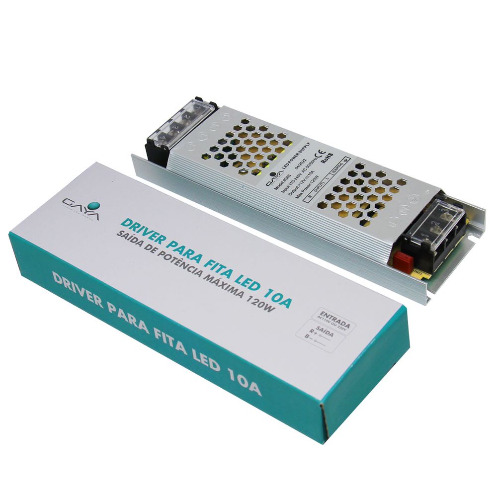 Fonte Slim 12V 20A 200W Gaya | Shopee Brasil