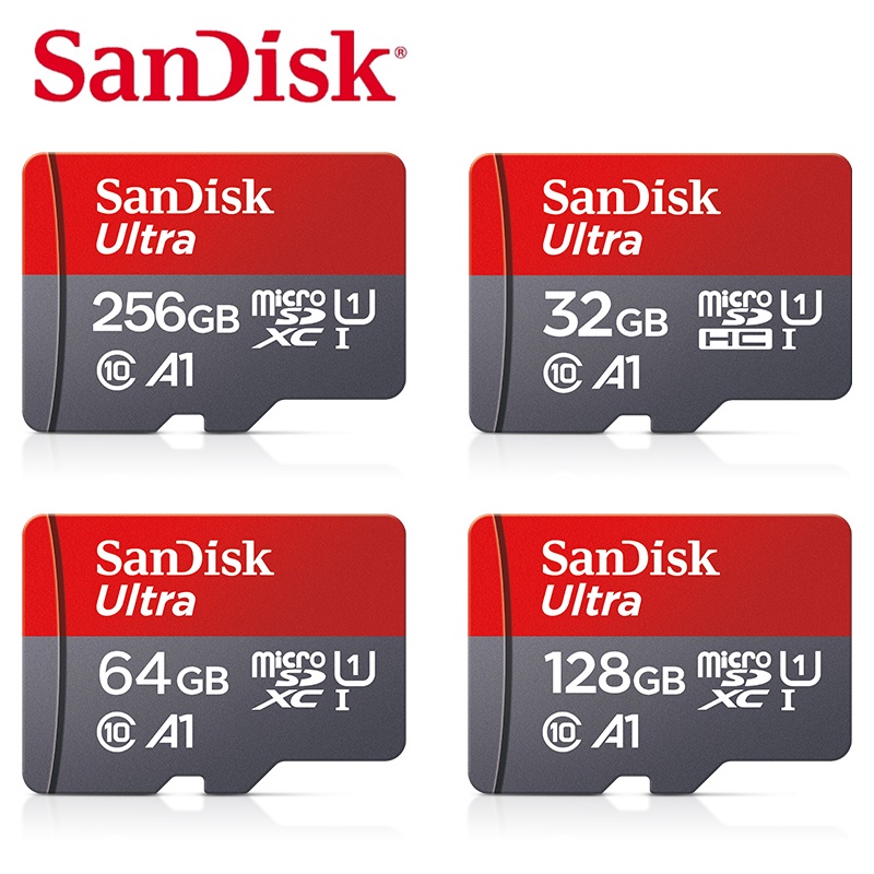 Cartão De Memória SanDisk Micro SD TF/32GB 64GB 32g 64g 128g 16GB 256GB 512GB/256G 512G 16G 120M ...
