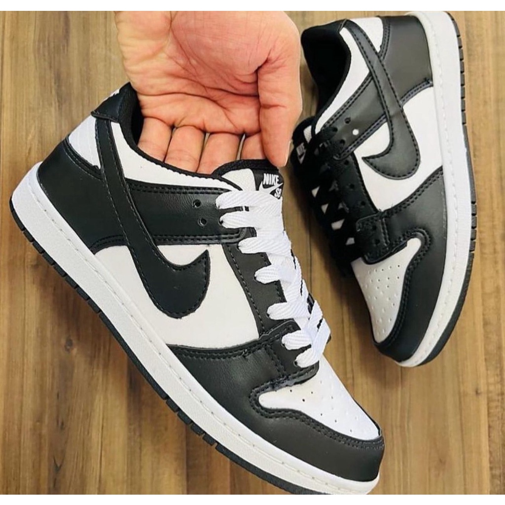 Nike Dunk Low Retro Black OLD78.41 | Shopee Brasil