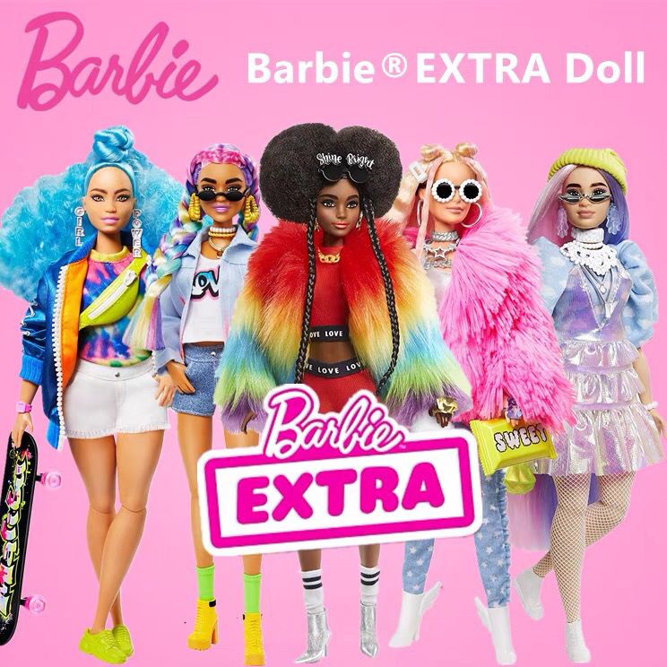 [Estoque Pronto] Barbie Série Trendy Série extra Série Menina Brincar ...