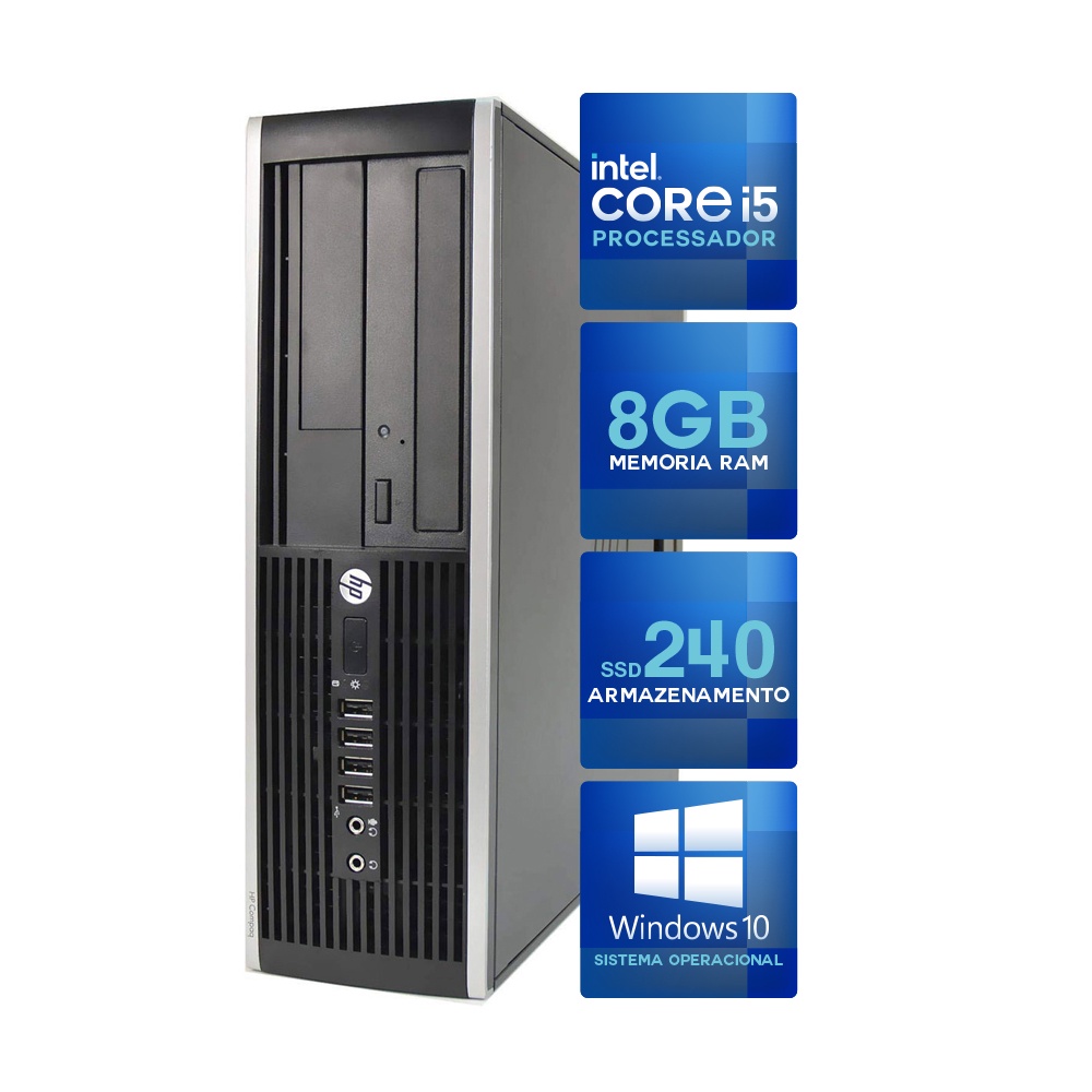 Computador Hp 8300 Intel Core I5 8Gb Ssd 240 Windows 10 | Shopee Brasil