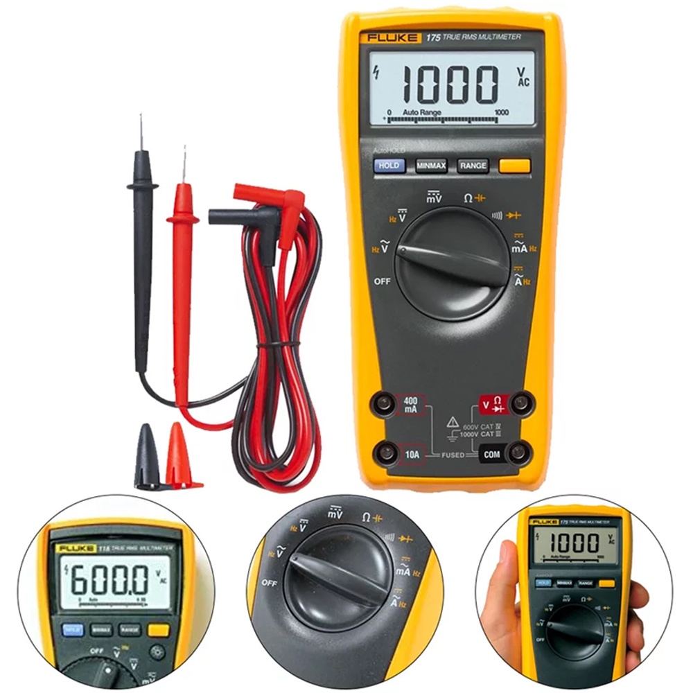 Multimetro 175 Esfp True Rms Cat Iii 1000v Cat Iv 600v Fluke | Shopee ...
